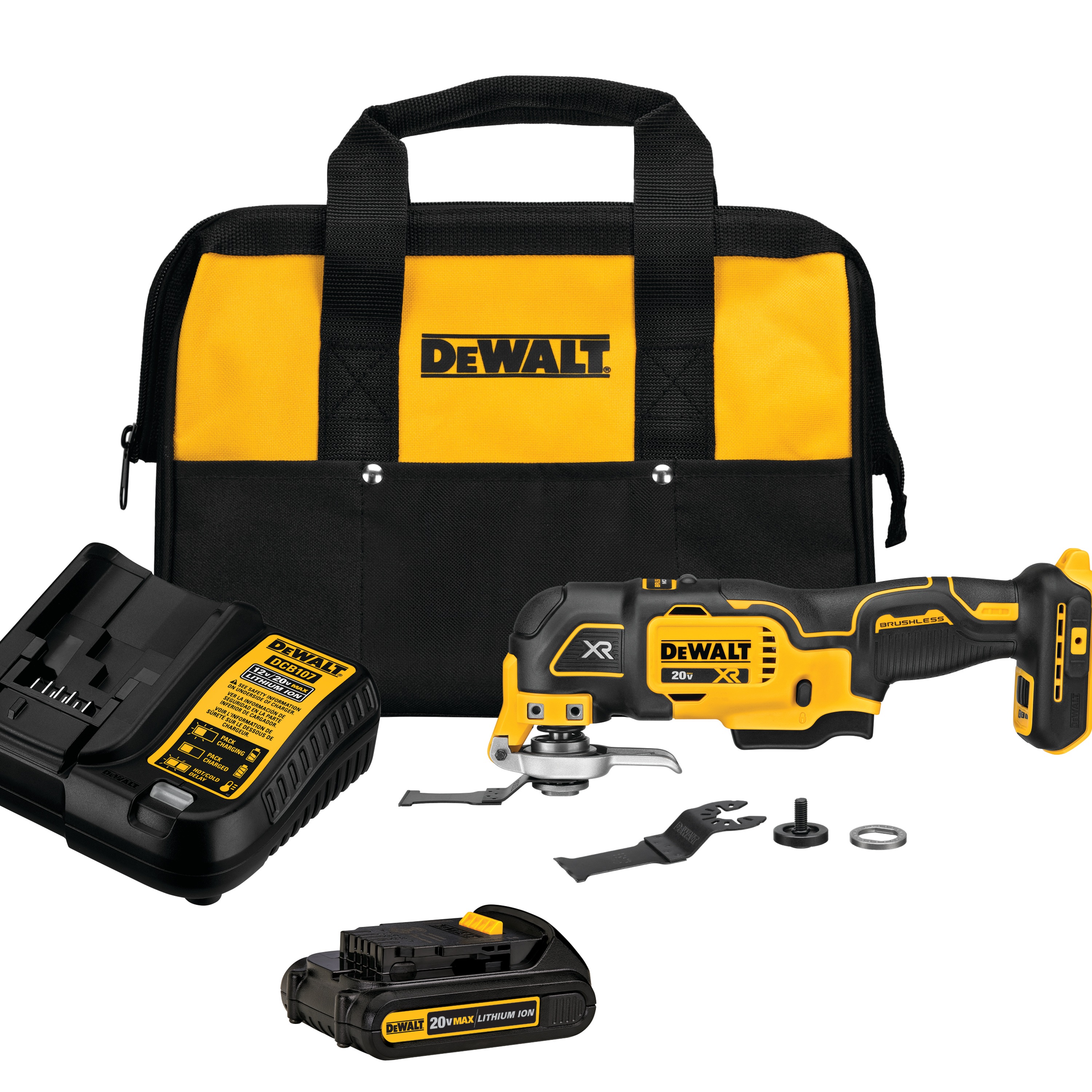 20V MAX* XR® 3-Speed Cordless Oscillating Multi-Tool Kit - DCS356C1 ... 20V MAX* XR® 3-Speed Cordless Oscillating Multi-Tool Kit - DCS356C1 ...