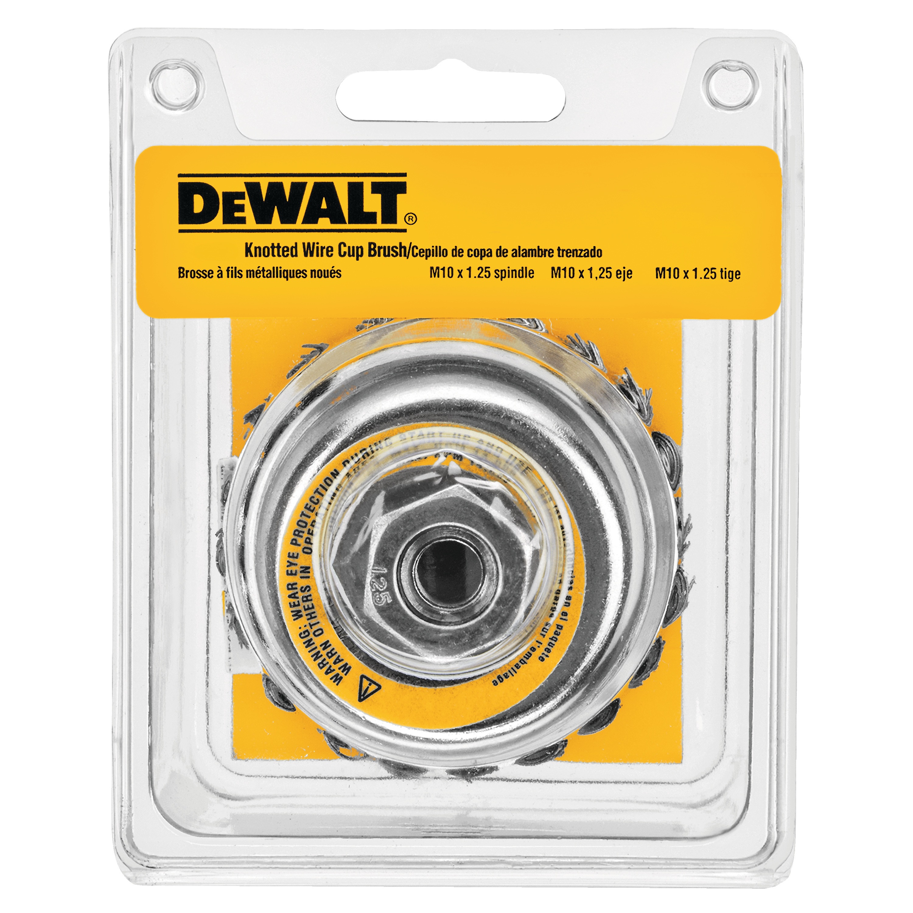 Quantity 8 DeWalt DW4910 3 x 5/8-11 Knotted Wire Cup Brush tillescenter ...